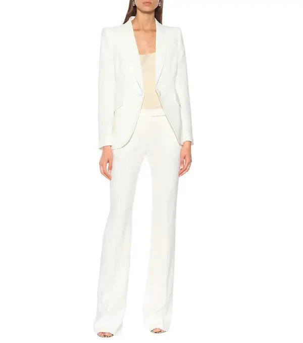 Alexander McQueen Mid-rise Flared Trousers