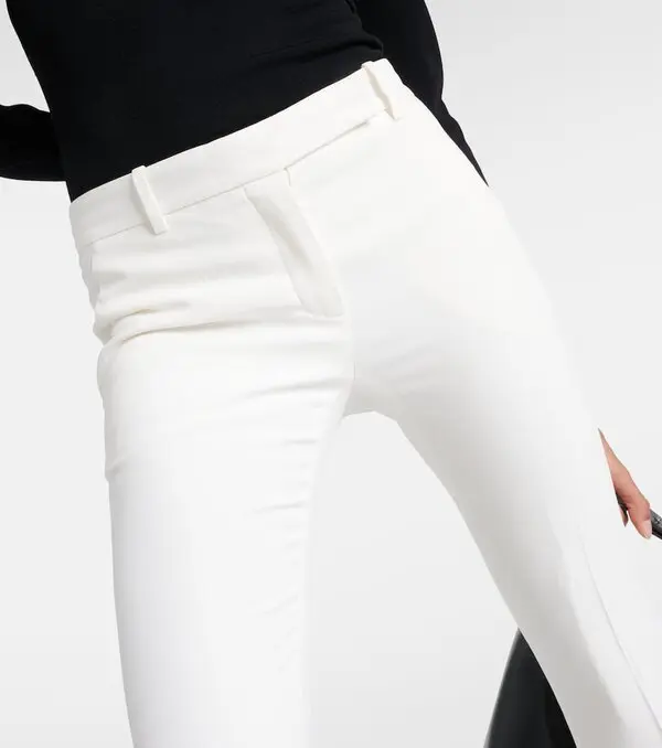Alexander McQueen Mid-rise Flared Trousers