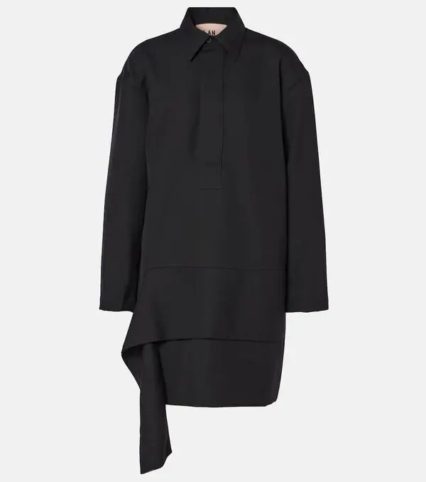 Plan C Wool-blend Mini Dress