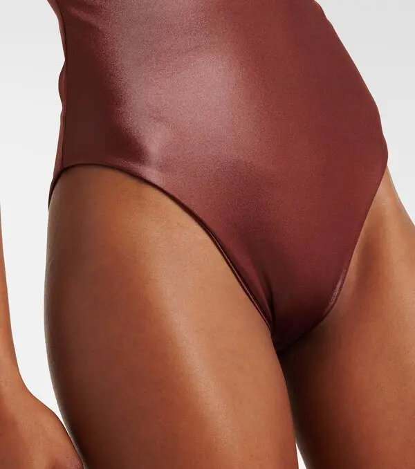 Magda Butrym Strapless Bustier Swimsuit
