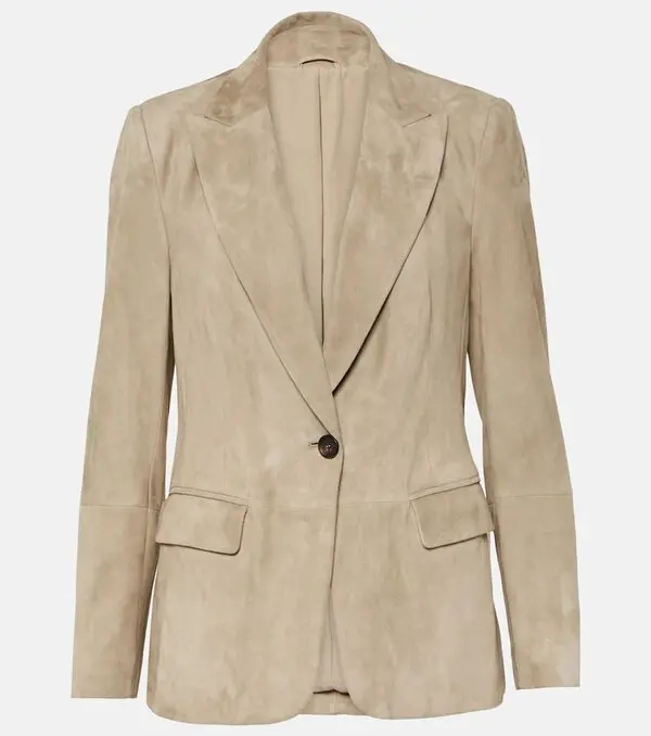 Brunello Cucinelli Suede Blazer