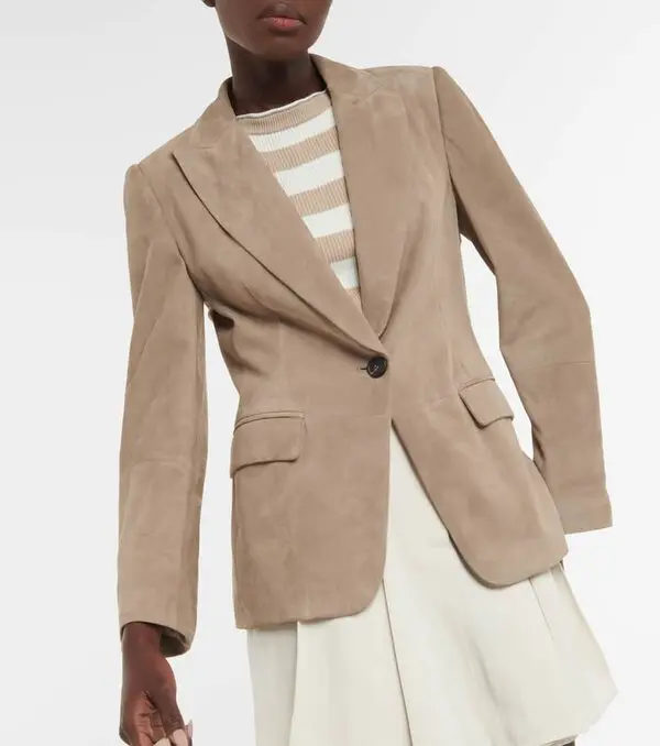 Brunello Cucinelli Suede Blazer
