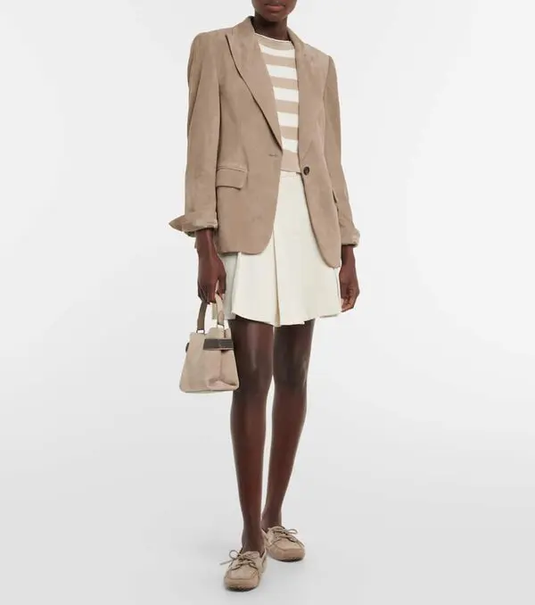 Brunello Cucinelli Suede Blazer