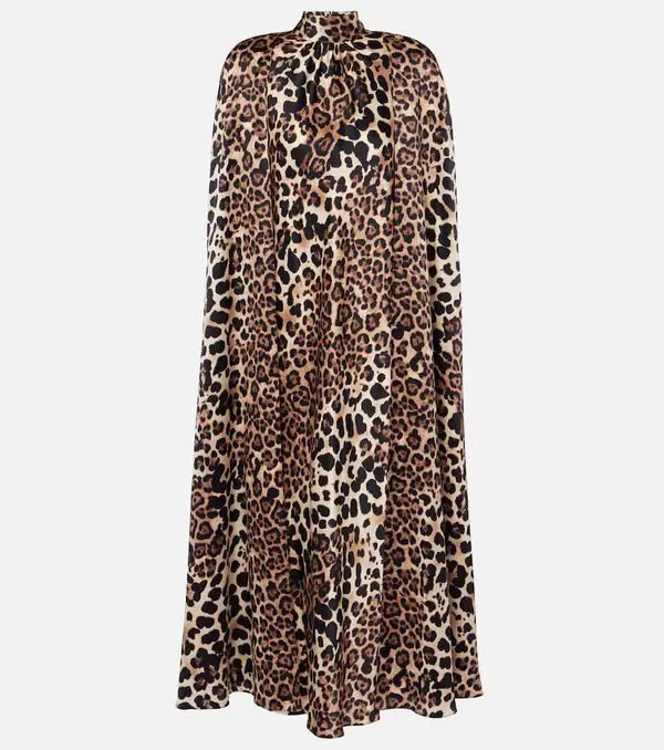 RODARTE Leopard-print Silk Gown