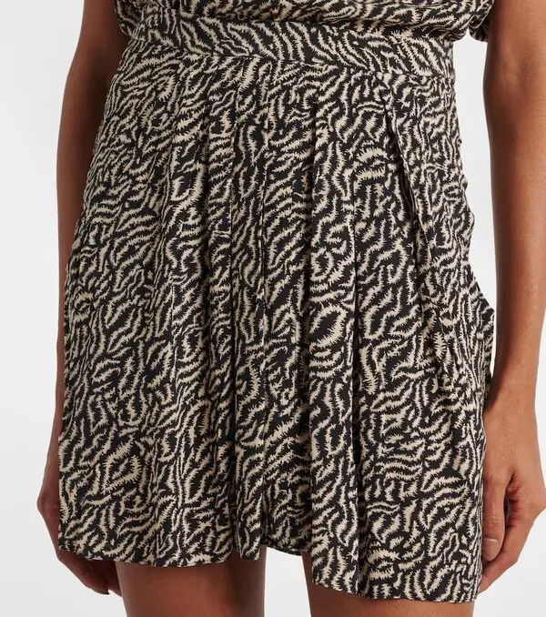 MARANT ETOILE Violaine Printed Mini Skirt