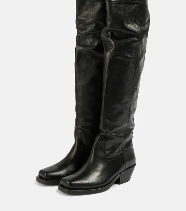 Isabel Marant Étoile Amati Leather Knee-high Boots