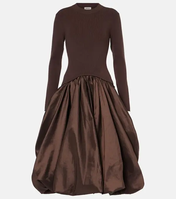 Simkhai Kenlie Gathered Midi Dress