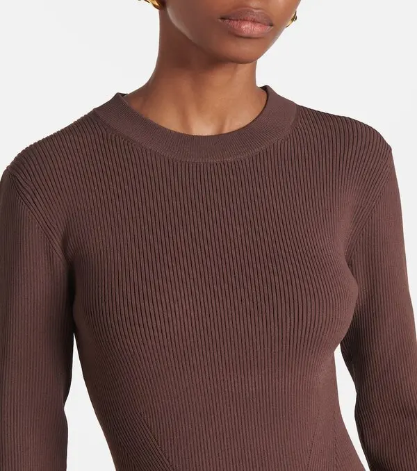 Simkhai Kenlie Gathered Midi Dress