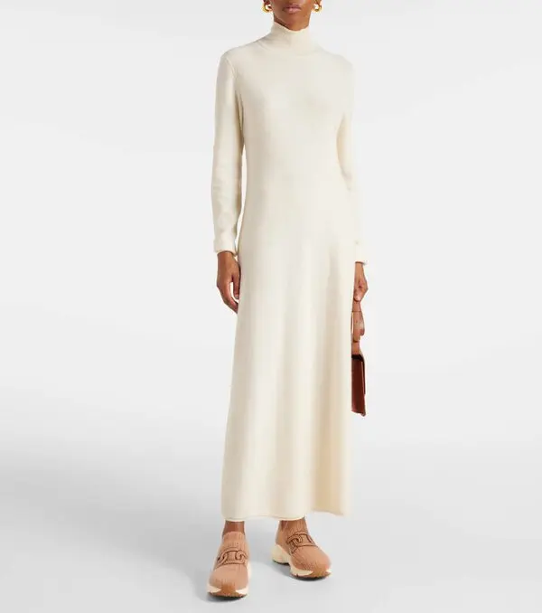 TOD'S Ballerina And Nude Leather-trimmed Slip-on Sneakers