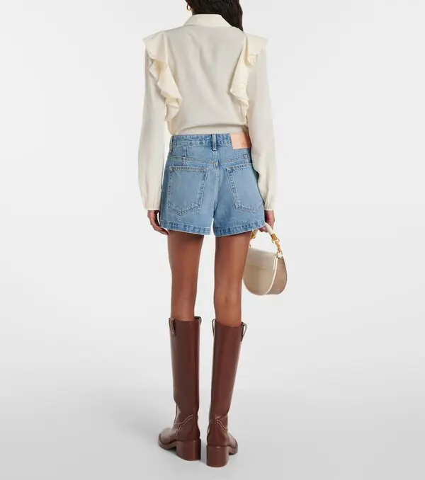 Ulla Johnson High-rise Denim Shorts