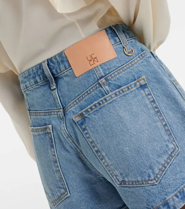 Ulla Johnson High-rise Denim Shorts