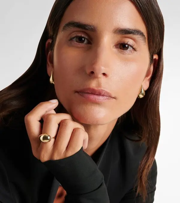 Mateo 14kt Yellow Water Droplet Ring
