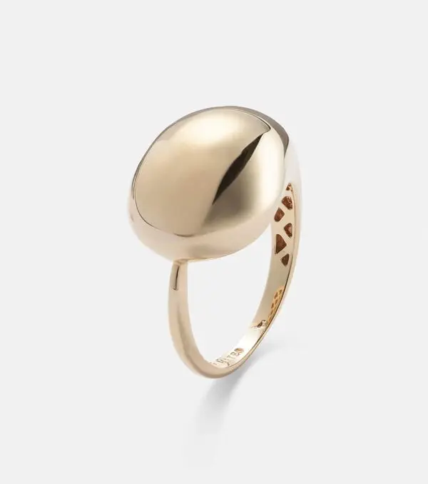 Mateo 14kt Yellow Water Droplet Ring