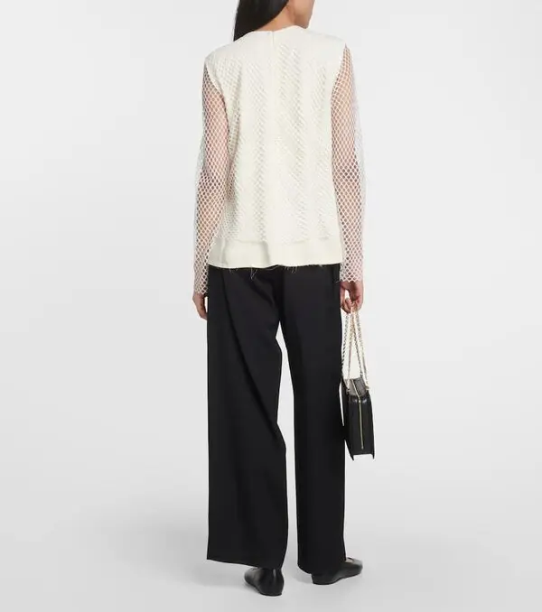 TOTEME Layered Lace Top