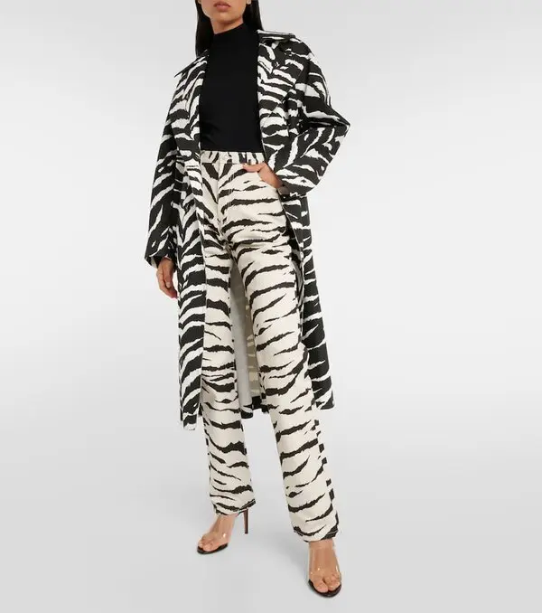 Alaïa Zebra Print Jeans