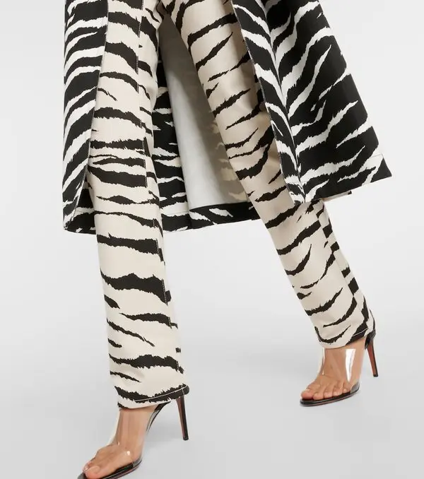 Alaïa Zebra Print Jeans