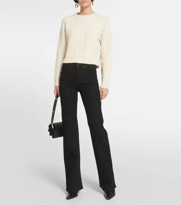 NILI LOTAN Celia High-rise Bootcut Jeans