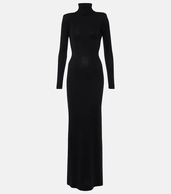 TOM FORD Cashmere Turtleneck Maxi Dress