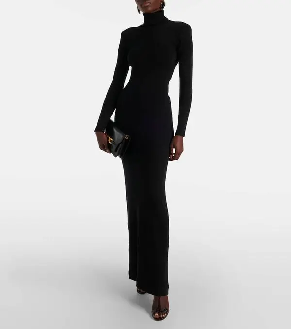 TOM FORD Cashmere Turtleneck Maxi Dress