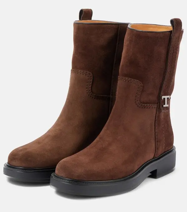 TOD'S Suede Ankle Boots