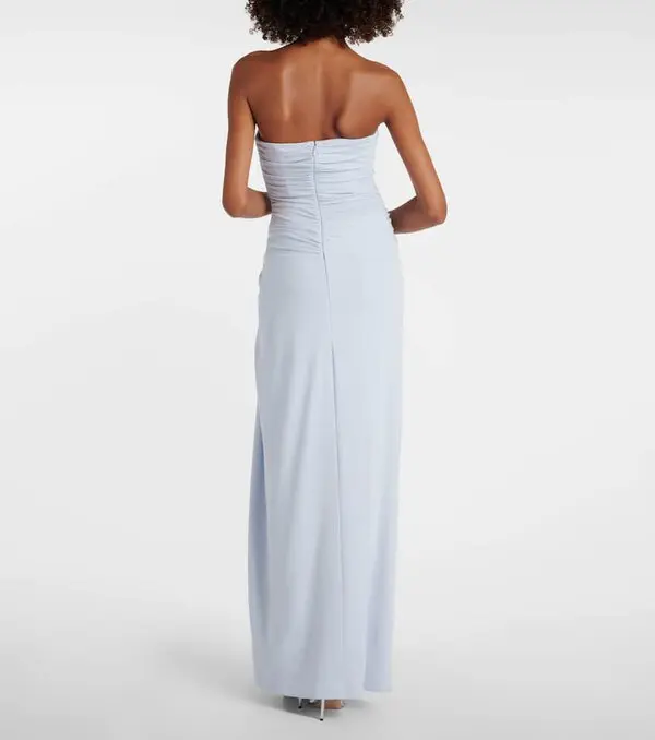 Simkhai Emma Draped Bustier Gown
