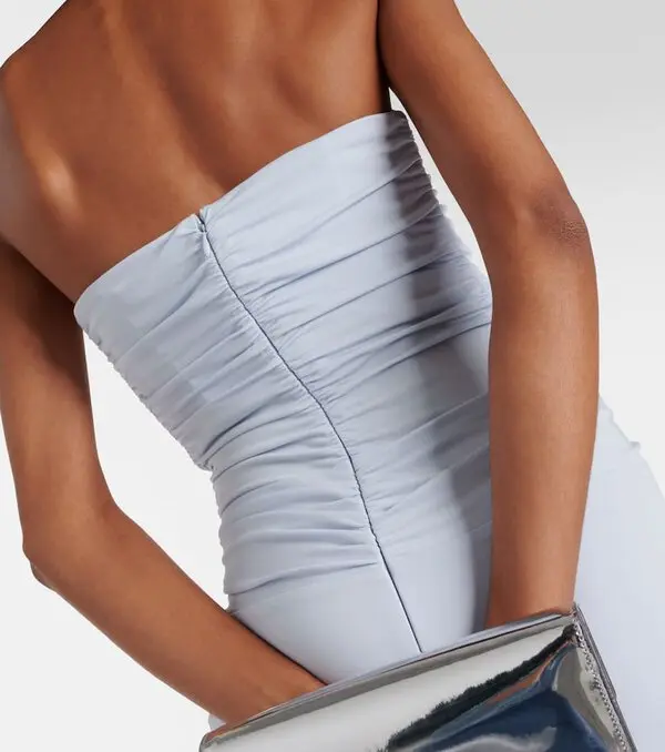 Simkhai Emma Draped Bustier Gown