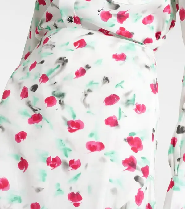 Marni Printed Midi Skirt