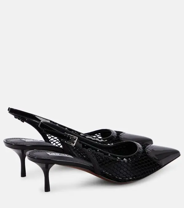 Alaïa Patent Leather Slingback Pumps
