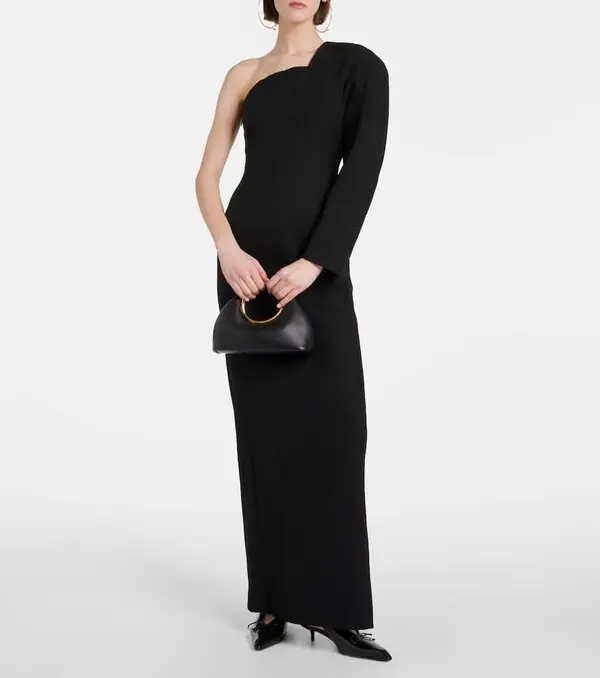 Jacquemus La Robe Pablo One-shoulder Gown