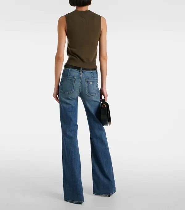NILI LOTAN May Cashmere Sweater Vest - Green