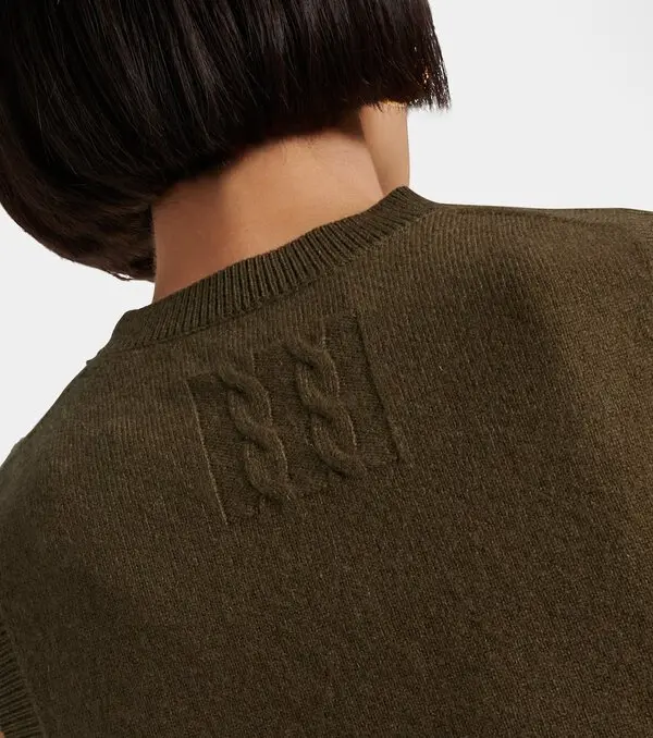 NILI LOTAN May Cashmere Sweater Vest - Green