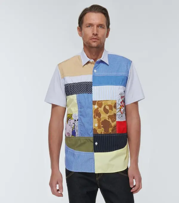 Junya Watanabe X Roy Lichtenstein Cotton Shirt - Multicoloured