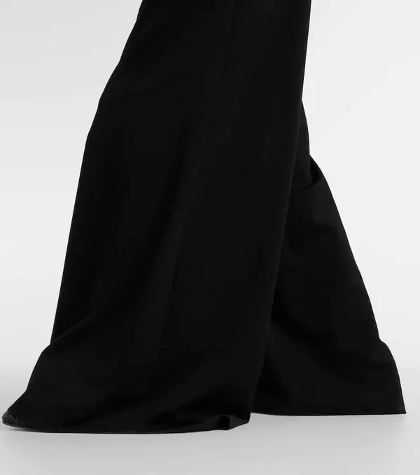 THE ROW Dela Wide-leg Trousers - Black