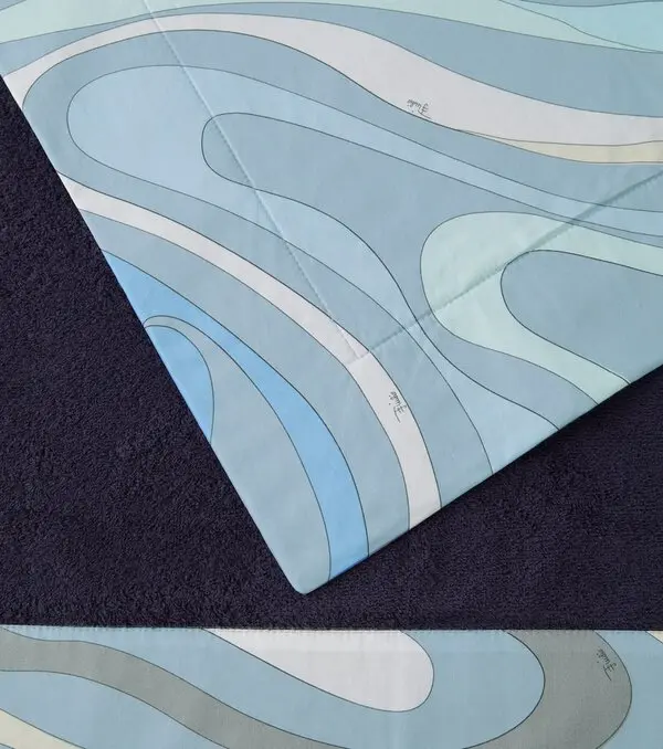 Emilio Pucci Marmo Cotton Beach Towel