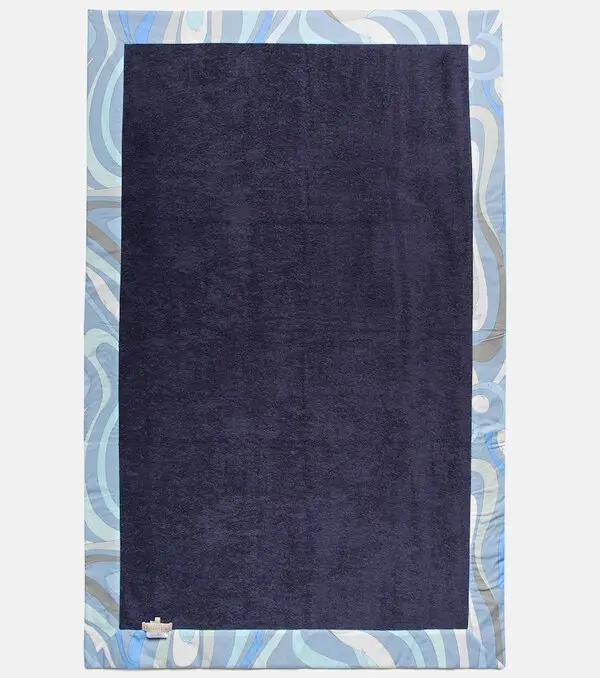 Emilio Pucci Marmo Cotton Beach Towel