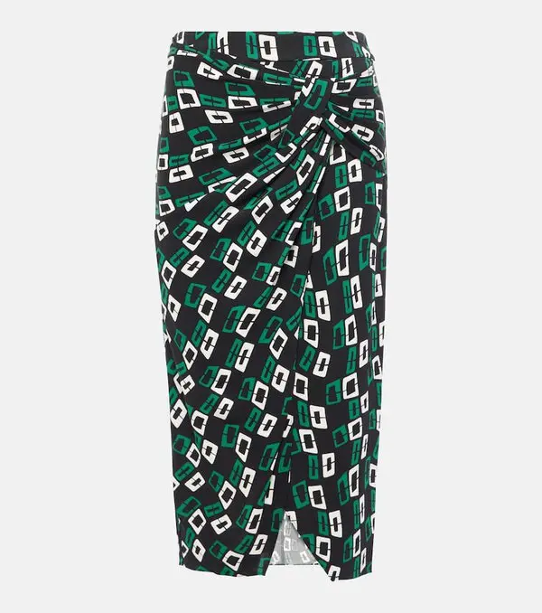 Diane Von Furstenberg Willow Printed Skirt