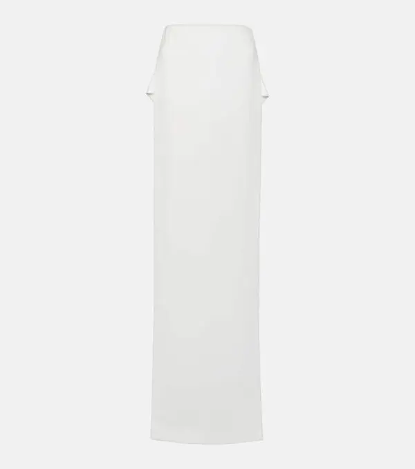 MONOT Side-slit Maxi Skirt - White