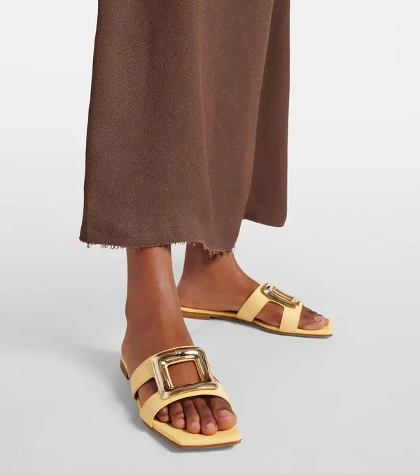 ROGER VIVIER Viv' The Sea Leather Mules