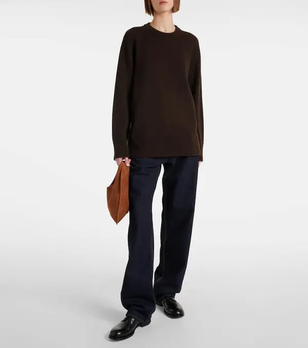 THE ROW Bindle Small Suede Tote Bag