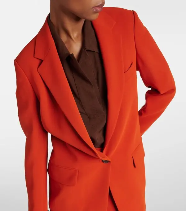 Dries Van Noten Crepe Blazer