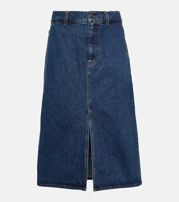 Co Denim Midi Skirt
