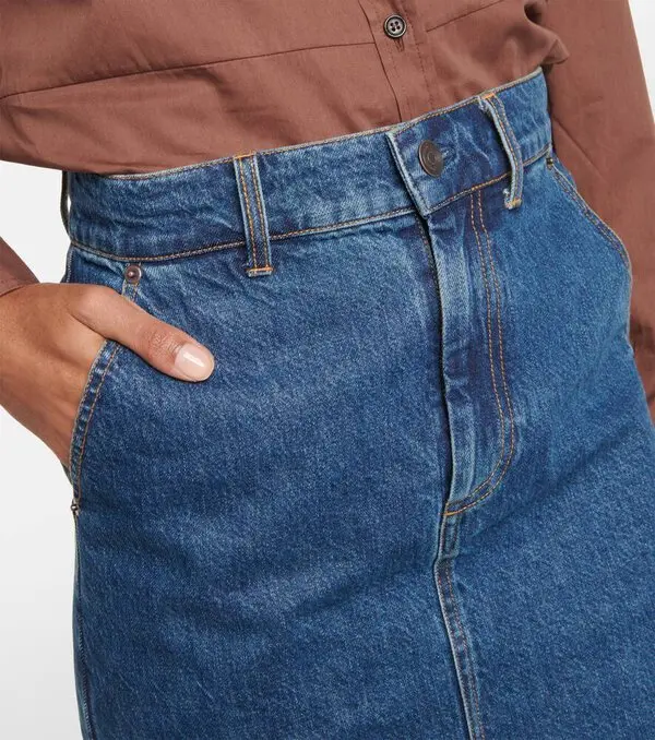 Co Denim Midi Skirt