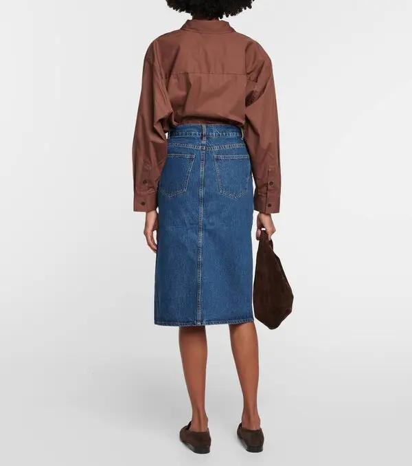 Co Denim Midi Skirt
