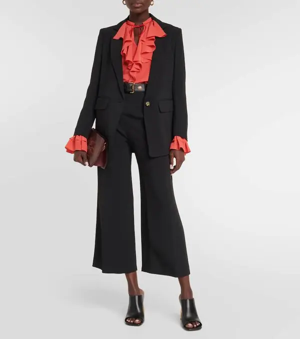 Etro Single-breasted Cady Blazer
