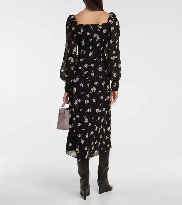 Dorothee Schumacher Midnight Blossom Midi Dress