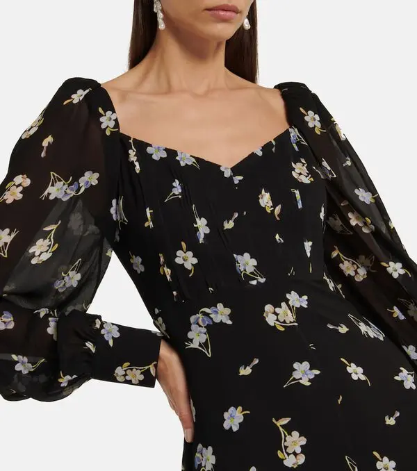 Dorothee Schumacher Midnight Blossom Midi Dress