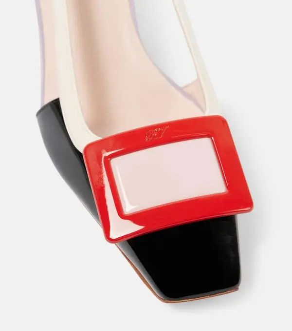 ROGER VIVIER Belle Vivier 45 Slingback Pumps - Multicoloured