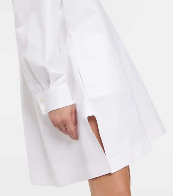Alaïa Cotton Poplin Mini Dress