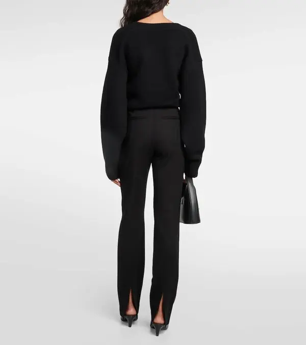 TOTEME High-rise Slim Suit Pants
