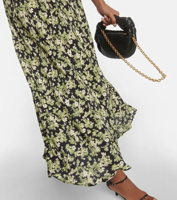 Rixo Amina Lace-trimmed Midi Dress